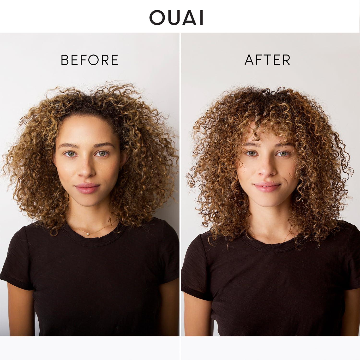 OUAI Travel Size Curl Cream – Curl Defining Cream with Chia & Linseed ...